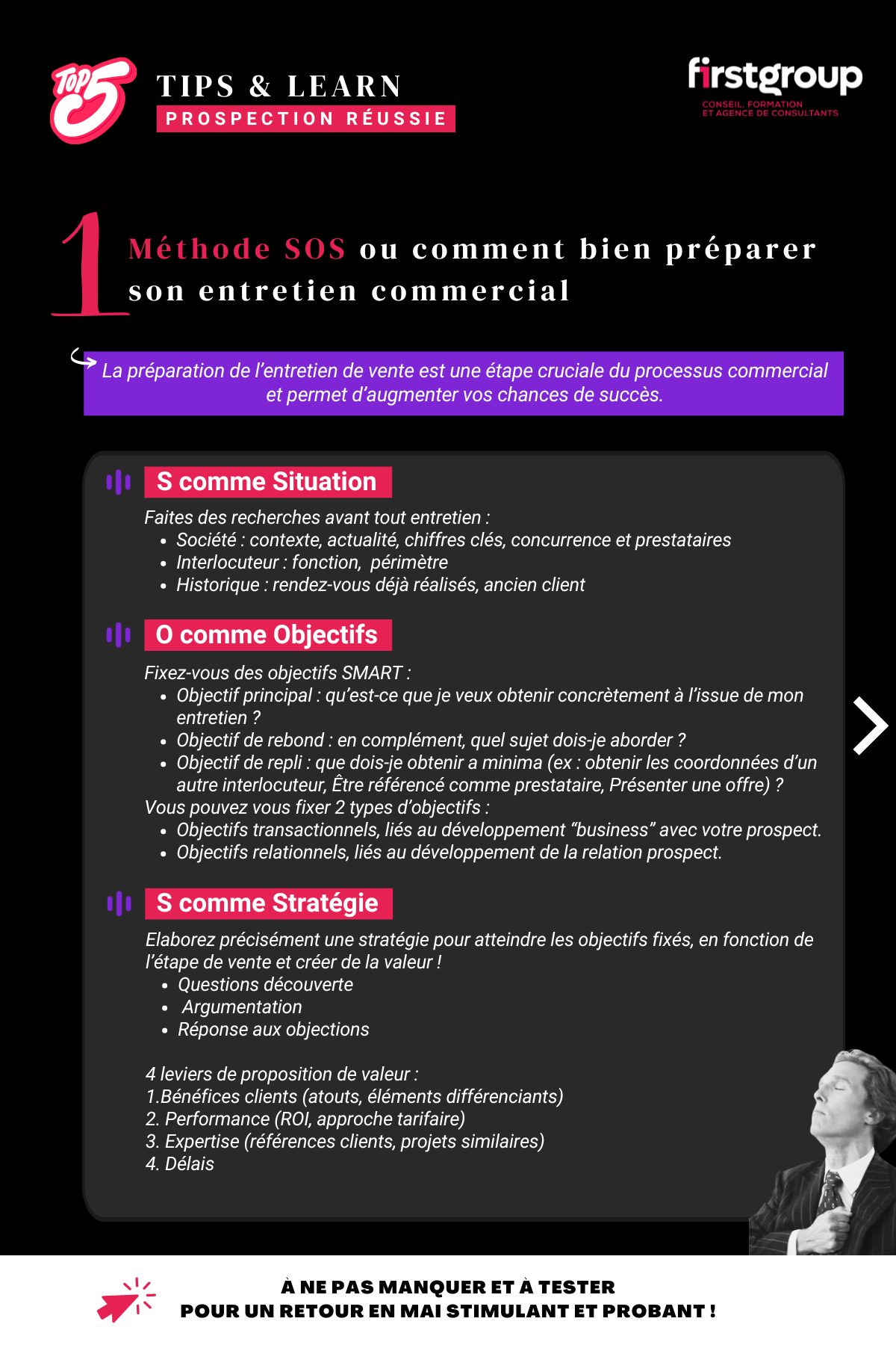 Top 5 pour une prospection commerciale réussie - FirstGroup